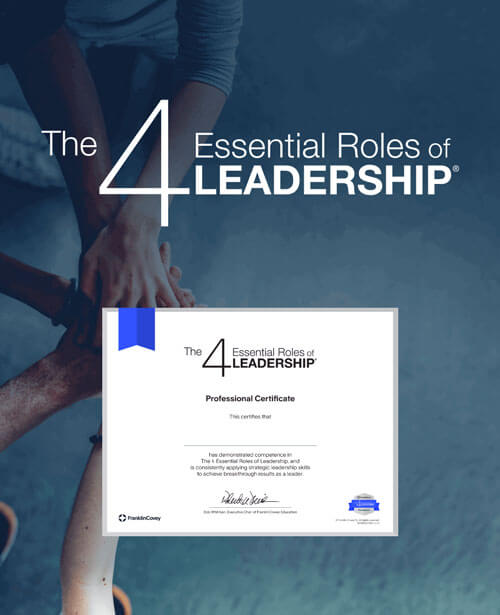 Leadership Certificates | FranklinCovey Academy's Mastery Program